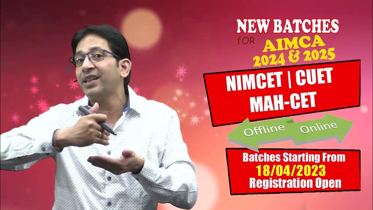 NIMCET, CUET, MAH-CET New Batches for 2024 & 2025 starting from 18/04/23 | Impetus Gurukul - YouTube