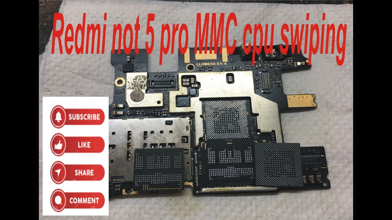 redmi not 5 pro mmc cpu swiping - YouTube