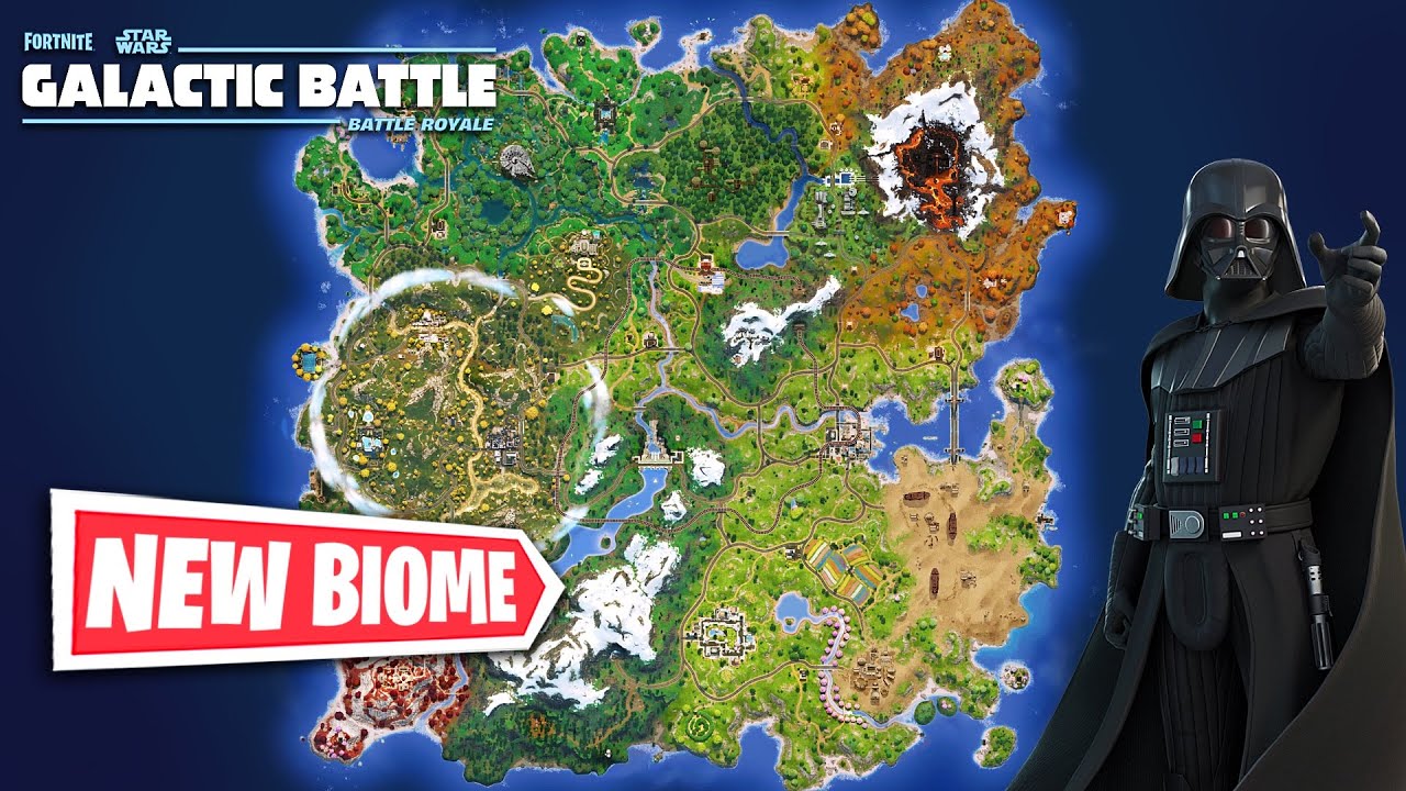 My Idea for Fortnite STAR WARS GALACTIC BATTLE Map (Chapter 6 Season 3 ...