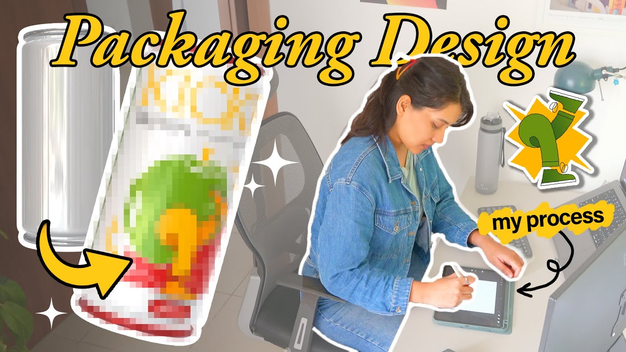 How to be good at Packaging Design - My Process! - YouTube