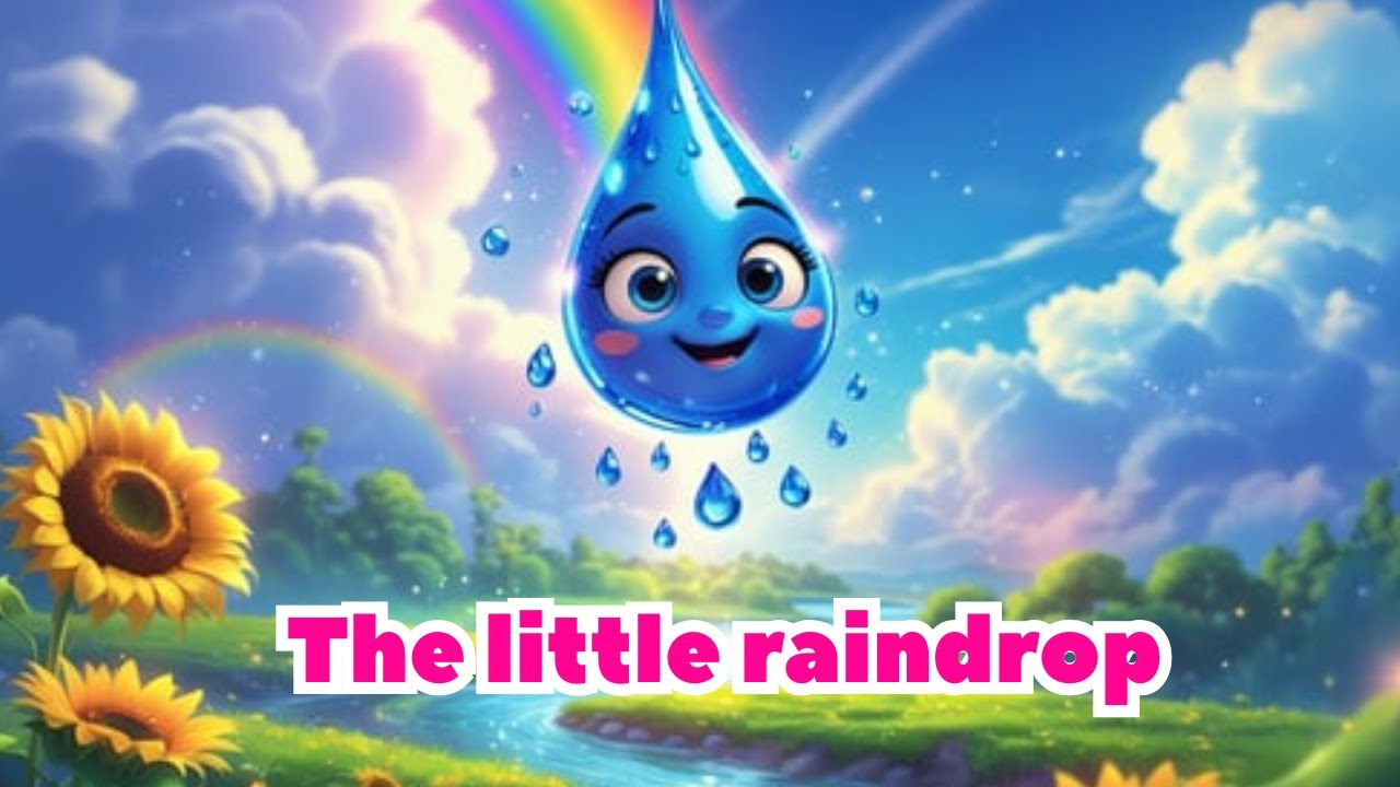The little raindrop 💧| moral story for kids 🌟| improve your English ...