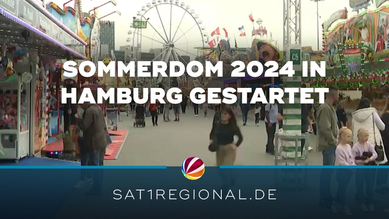 Hamburger Sommerdom 2024 gestartet - YouTube