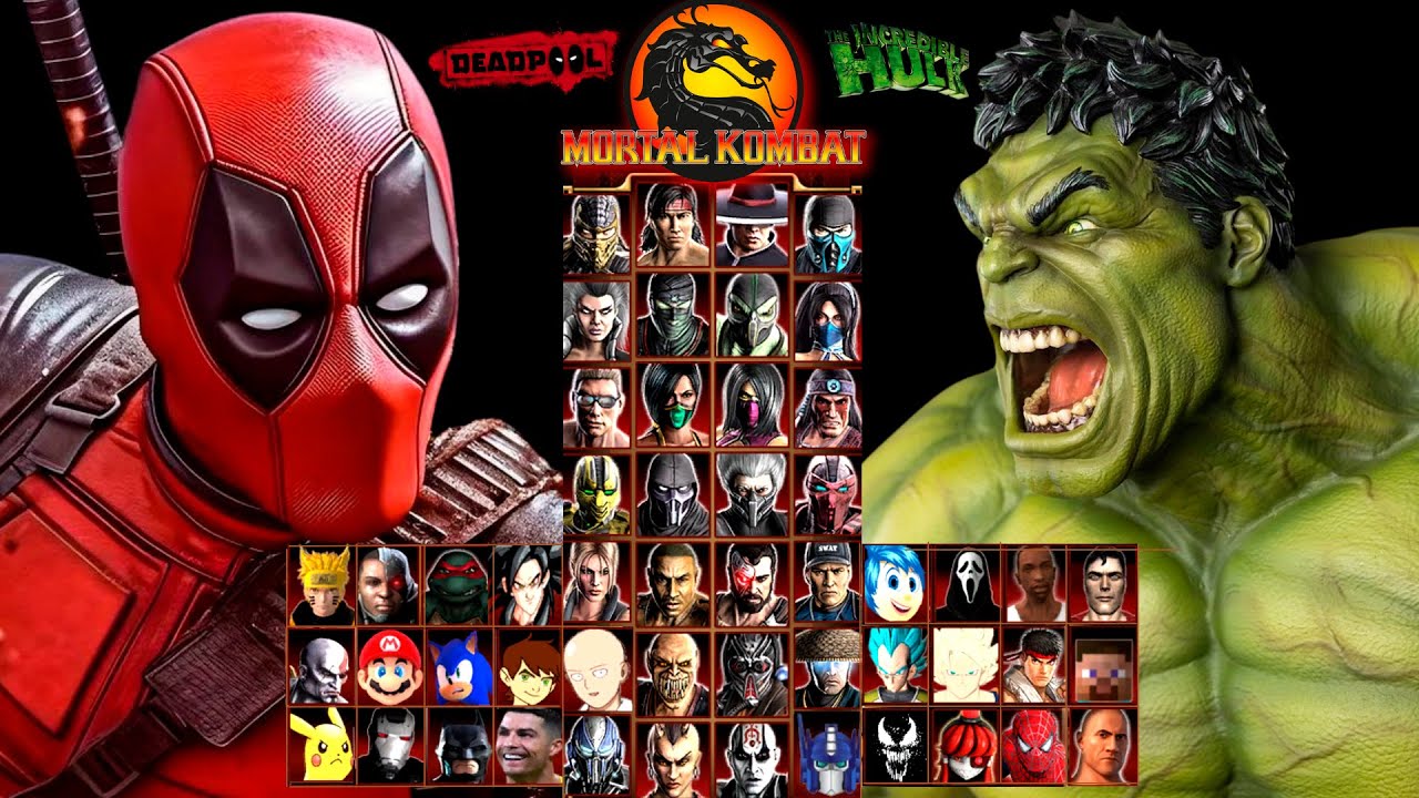 MORTAL KOMBAT 9 | DEADPOOL & HULK | HARD TAG LADDER | GAMEPLAY (4K60FPS ...