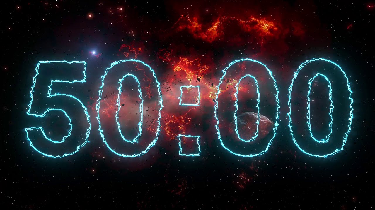 ⚡🎵 𝟱𝟬 𝗠𝗜𝗡𝗨𝗧𝗘 𝗧𝗜𝗠𝗘𝗥 With Music 🎵⚡ - YouTube