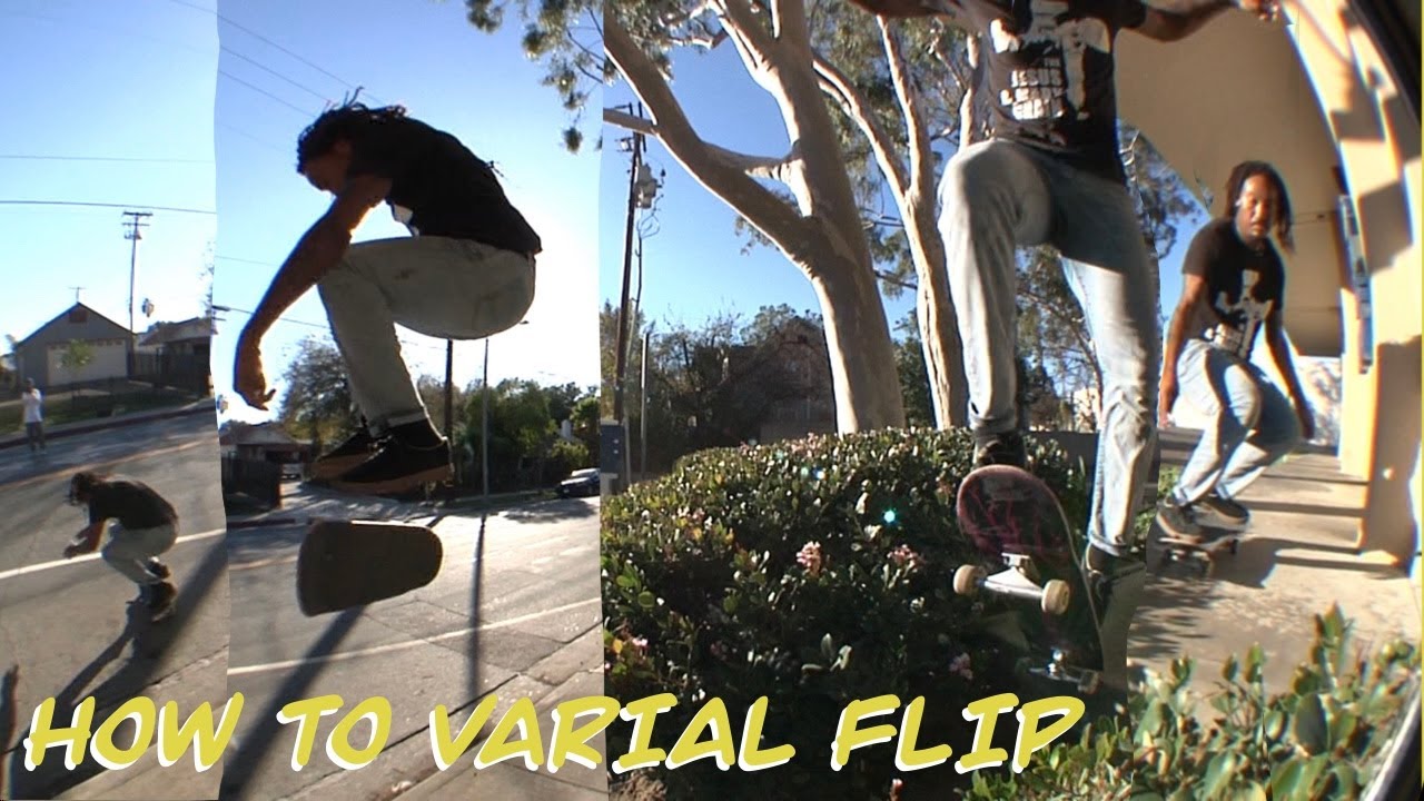 How to Varial Flip / Varial Kickflip Explained / Skateboarding 2021 ...