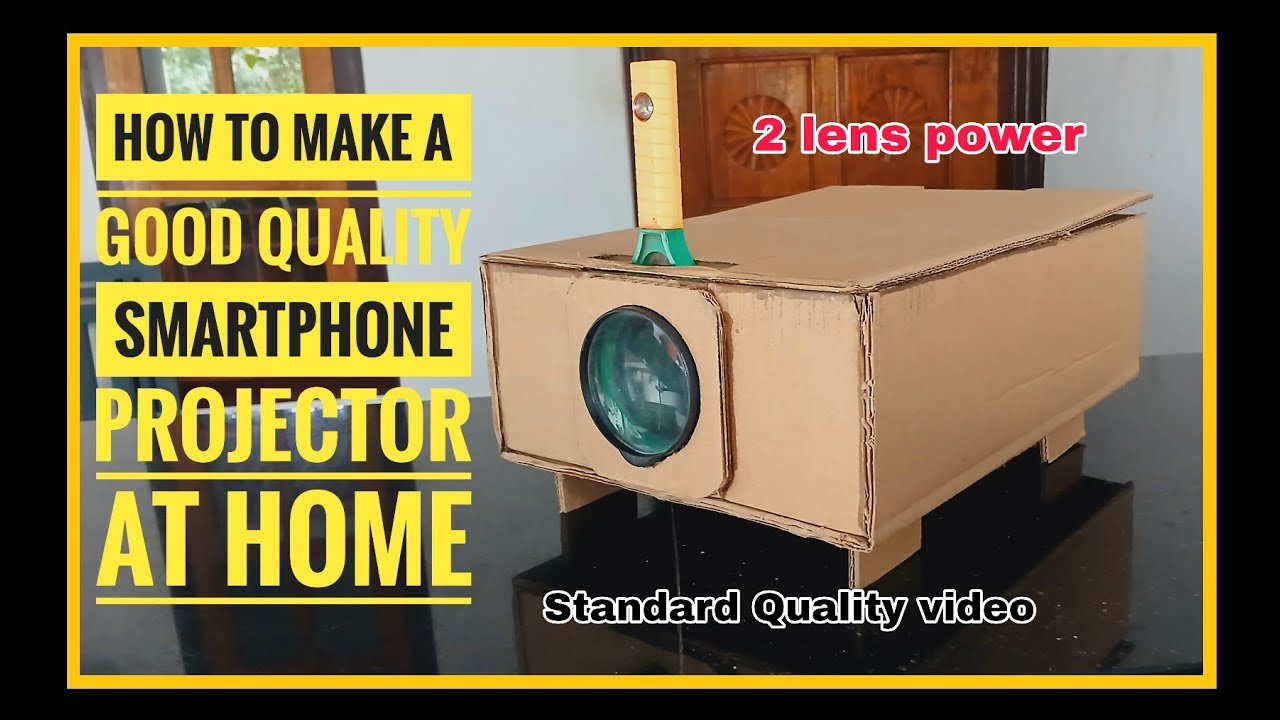 How to Make a Smartphone Projector at Home - Easy DIY Guide (No Special ...