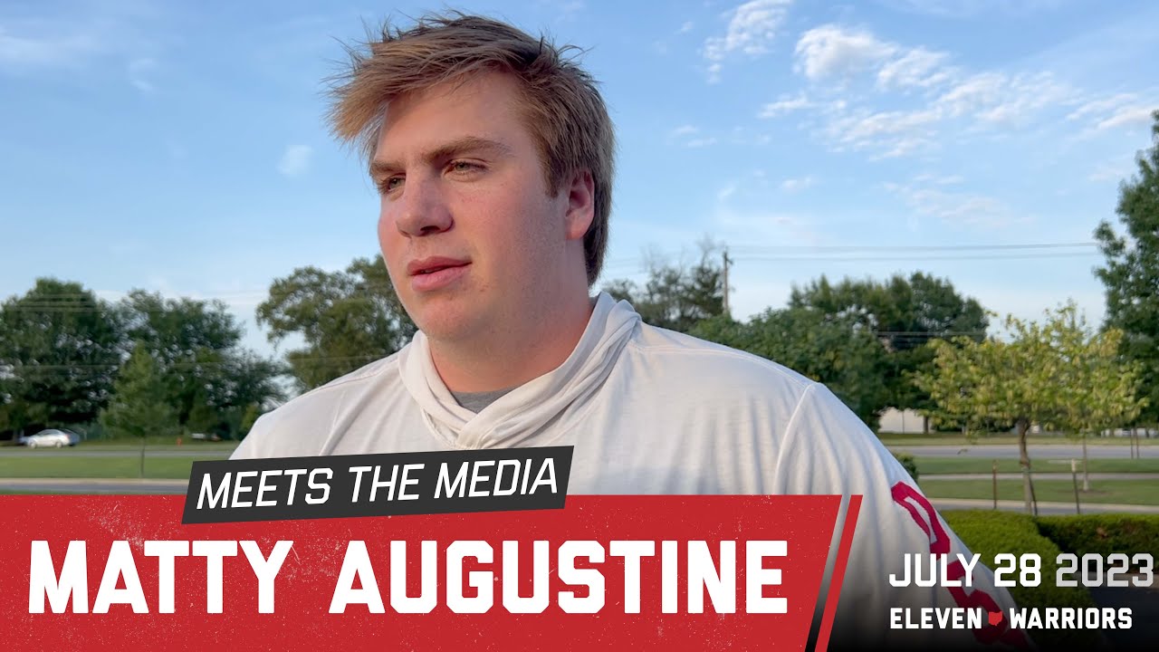 2025 offensive tackle Matty Augustine discusses return to Ohio State ...