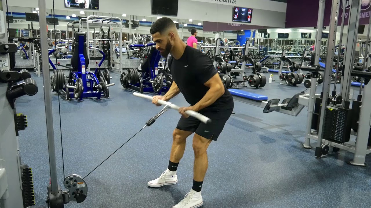 Seated Underhand Cable Rows