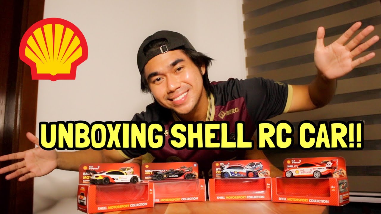 I bought the SHELL MOTORSPORT REMOTE CONTROL CAR COLLECTION (UNBOXING ...