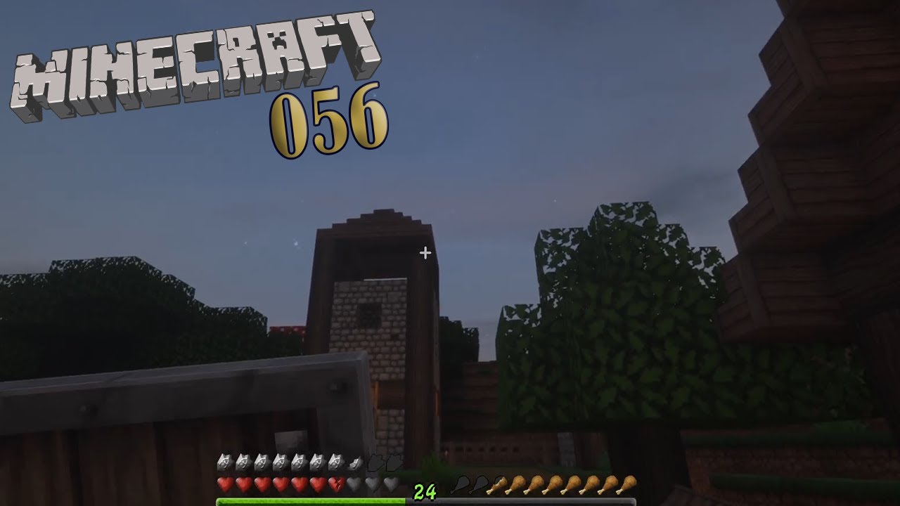 MINECRAFT #056 – Stadttor Level 1 | Let's Play Minecraft - YouTube