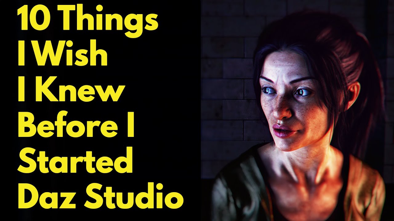 10 Things I Wish I Knew Before I Started Daz Studio - YouTube