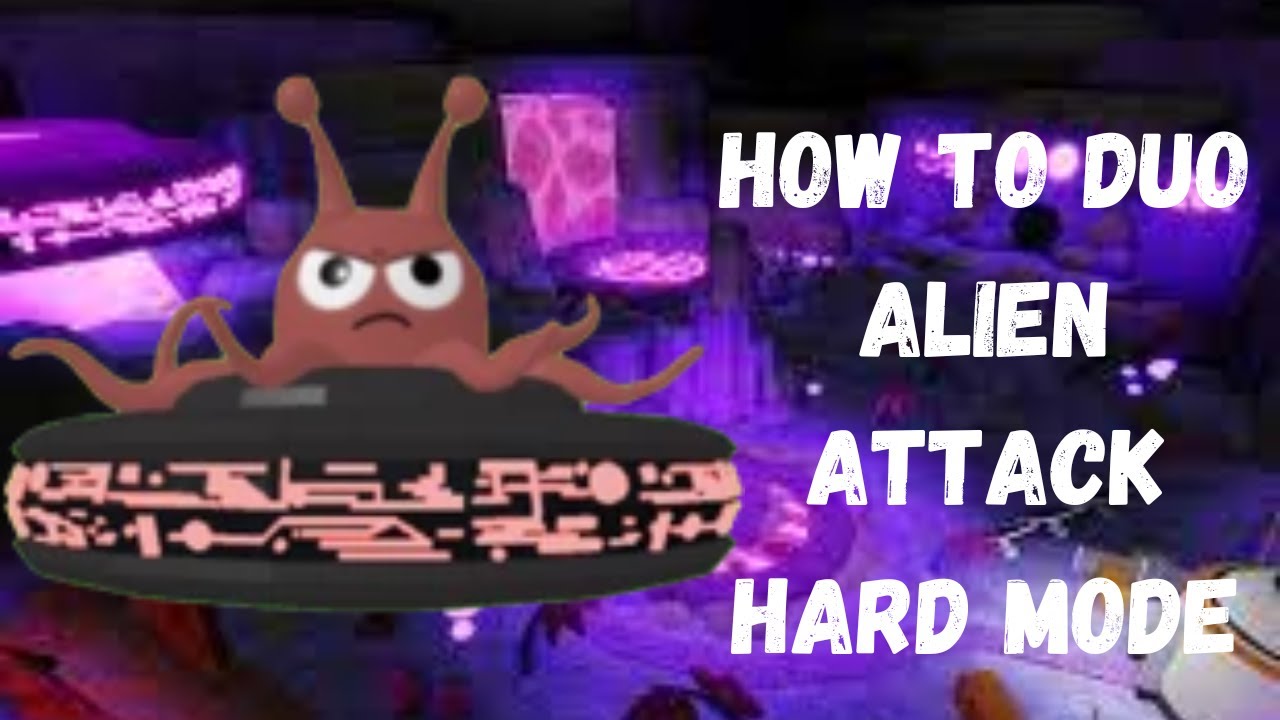 How to duo alien attack hard mode - YouTube