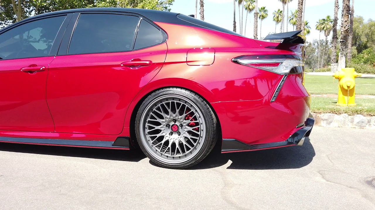 2020 TOYOTA CAMRY TRD !! WITH VIP MODULAR WHEELS 20S - YouTube