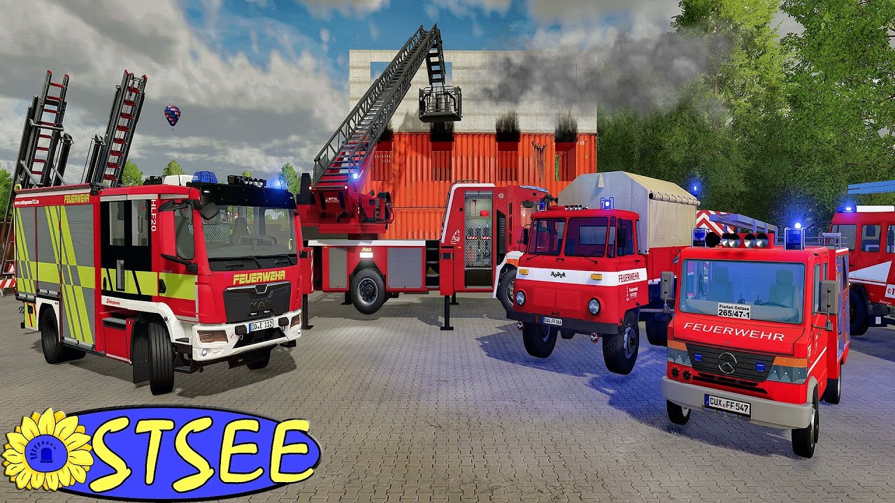 LS22 OSTSEE - BRANDHAUS: Große Einsatzübung mit allen Feuerwehren 🚒 ...