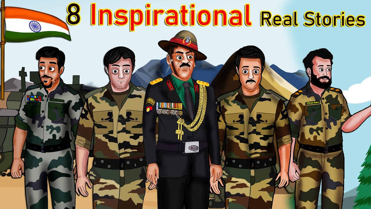 8 Inspirational Real Stories | Indian Army | Hindi Kahaniya | Shivi TV ...