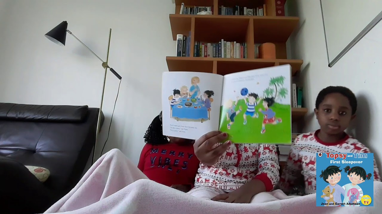 Topsy and Tim First Sleepover- Bedtime Story - YouTube