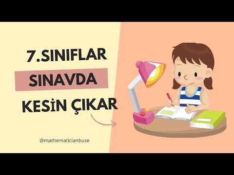 7. SINIFSAN BUNLARI BİLMEDEN 2.DÖNEM 2.SINAVA GİRME !