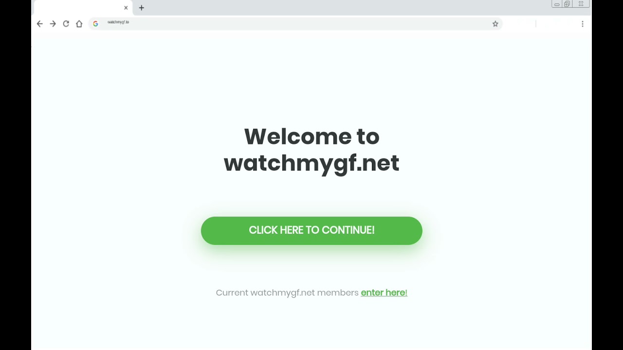 How to remove "Click Here To Continue!" popup, called watchmygf.com ...