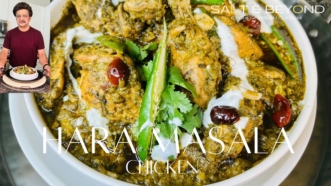 Best hara masala chicken recipe - YouTube