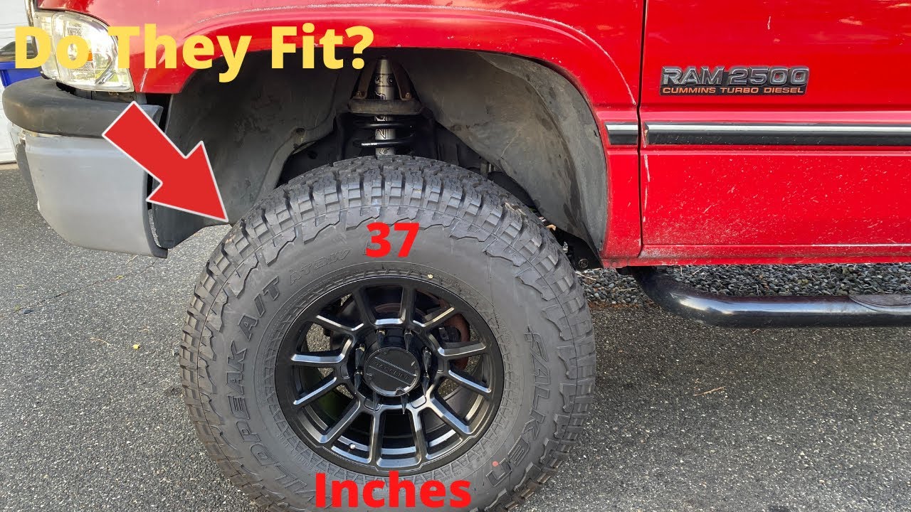 Pros and Cons of 37 inch tires on a second generation Cummins with ...