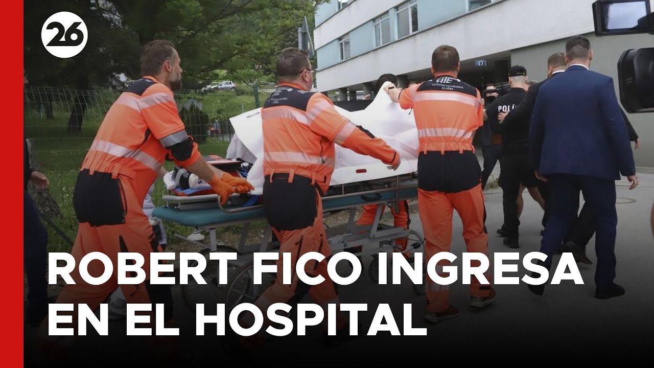 ESLOVAQUIA | Así ingresaba al hospital ROBERT FICO tras el brutal ...