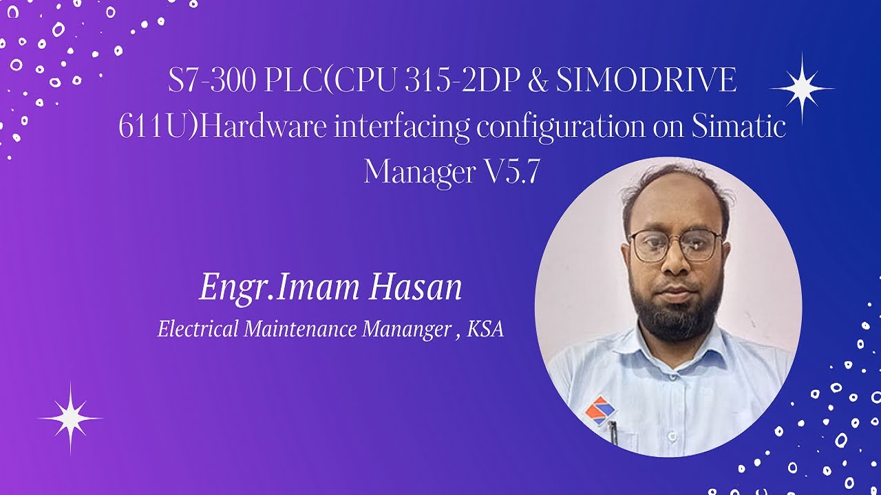 Lesson 6 S7-300 PLC(CPU 315-2DP & SIMODRIVE 611U) - YouTube
