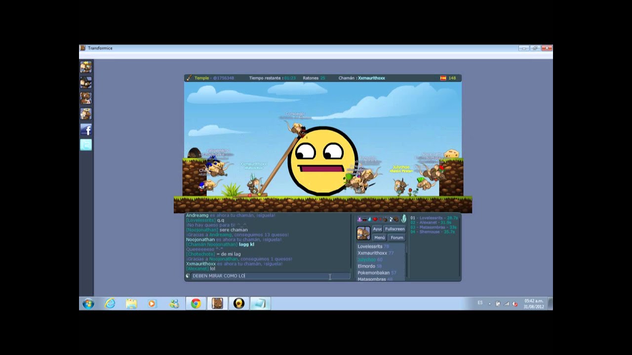 como escalar pro en transformice - YouTube