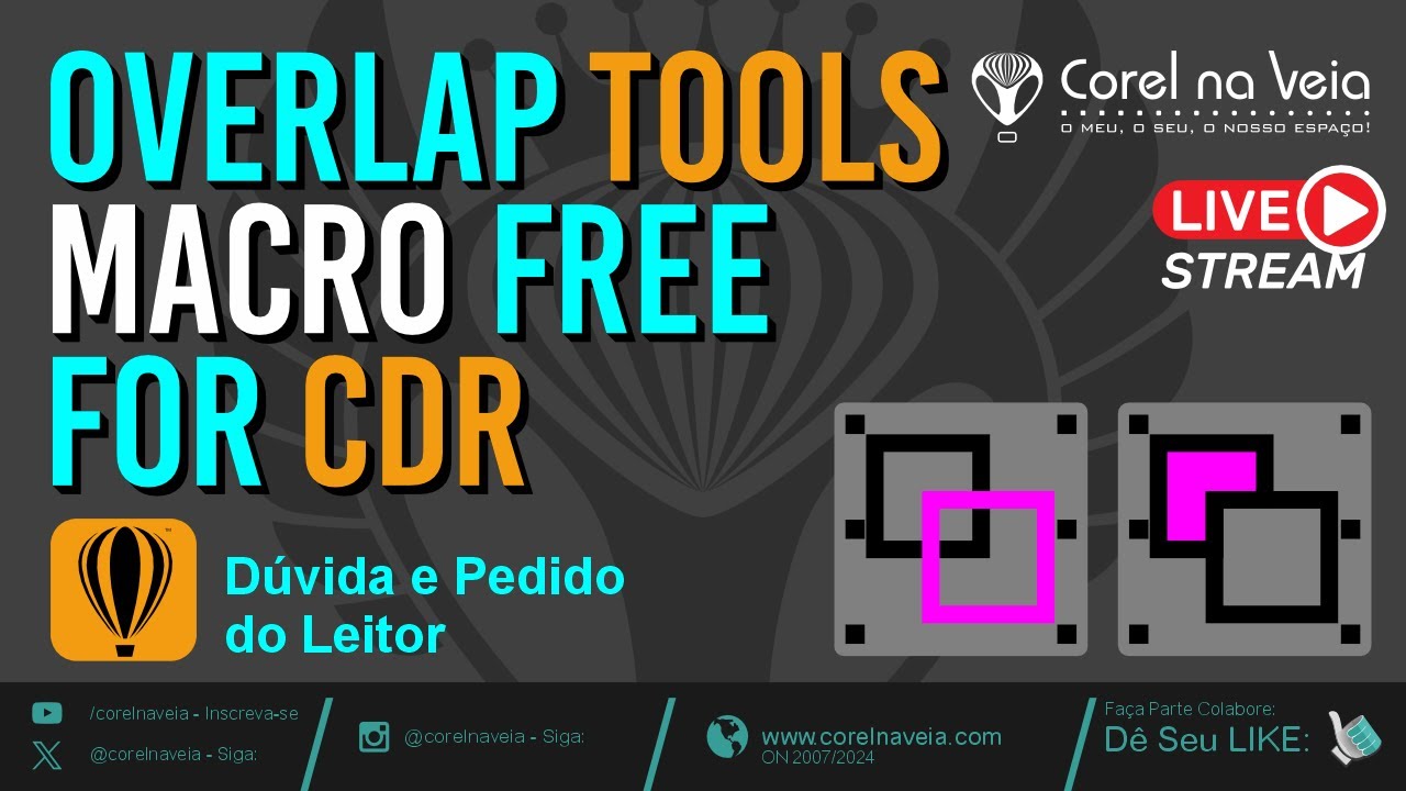 OverLap Tools Macro Free Agrupa ou Apara Objetos Sobrepostos no ...