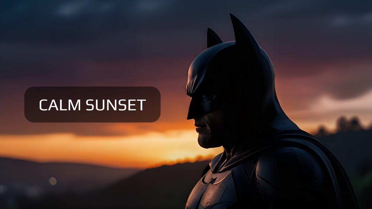 Relaxing Sunset And City Sounds | 3 Hours | Calm with Batman | Sounds ...