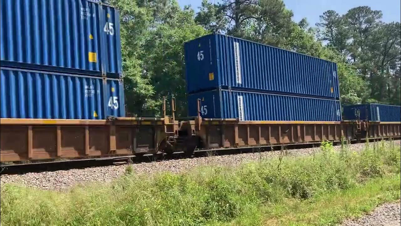 CSX I038 Double Stack Train NB - YouTube