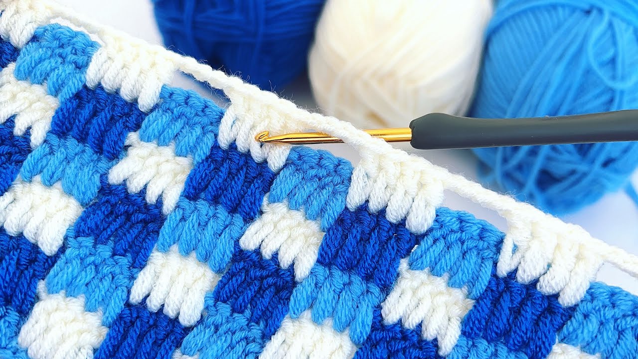 a perfect double-sided crochet blanket and cardigan pattern - YouTube