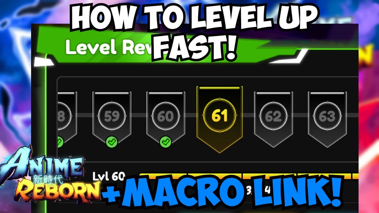 How To Get EXP Fast Or How To Level Up FAST! In Anime Reborn - YouTube