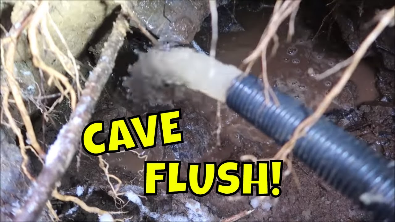 Flushing The Cave Sinkhole | Aquachigger - YouTube
