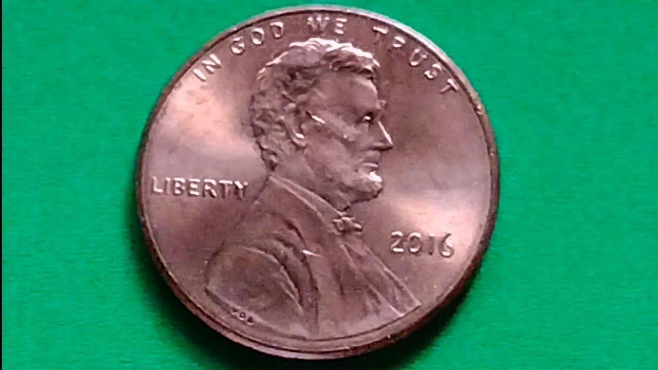 The Most Valuable 2016 Lincoln Shield Penny - YouTube