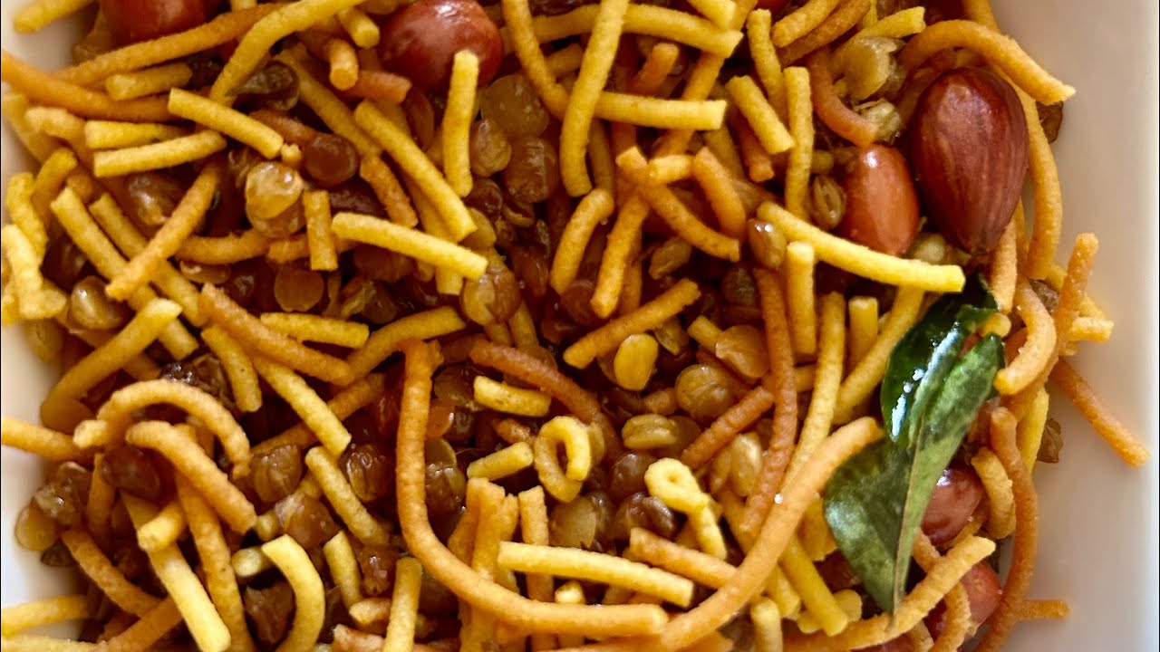 Bombay mixture || special mixture|| masoor dal mixture - YouTube