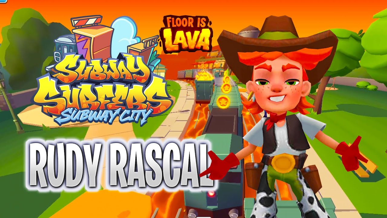 Rudy Rascal Subway Surfers | Subway City No Floor Challenge Lava ...