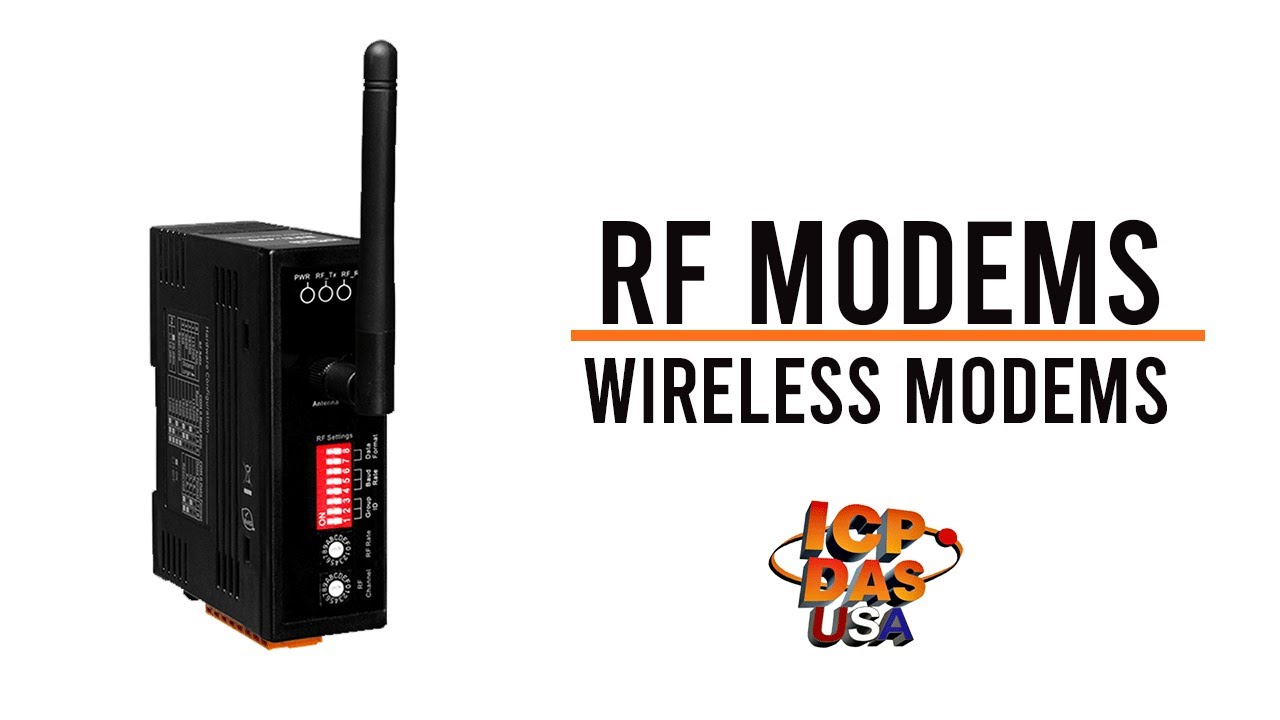 RF Modems: Industrial Wireless Modems | ICP DAS USA - YouTube