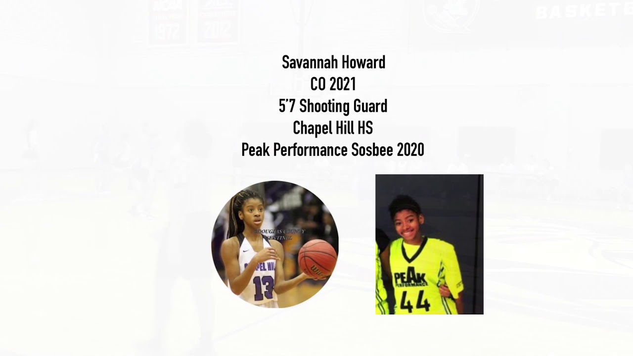 Savannah Howard Class of 2021 Chapel Hill Hs - YouTube