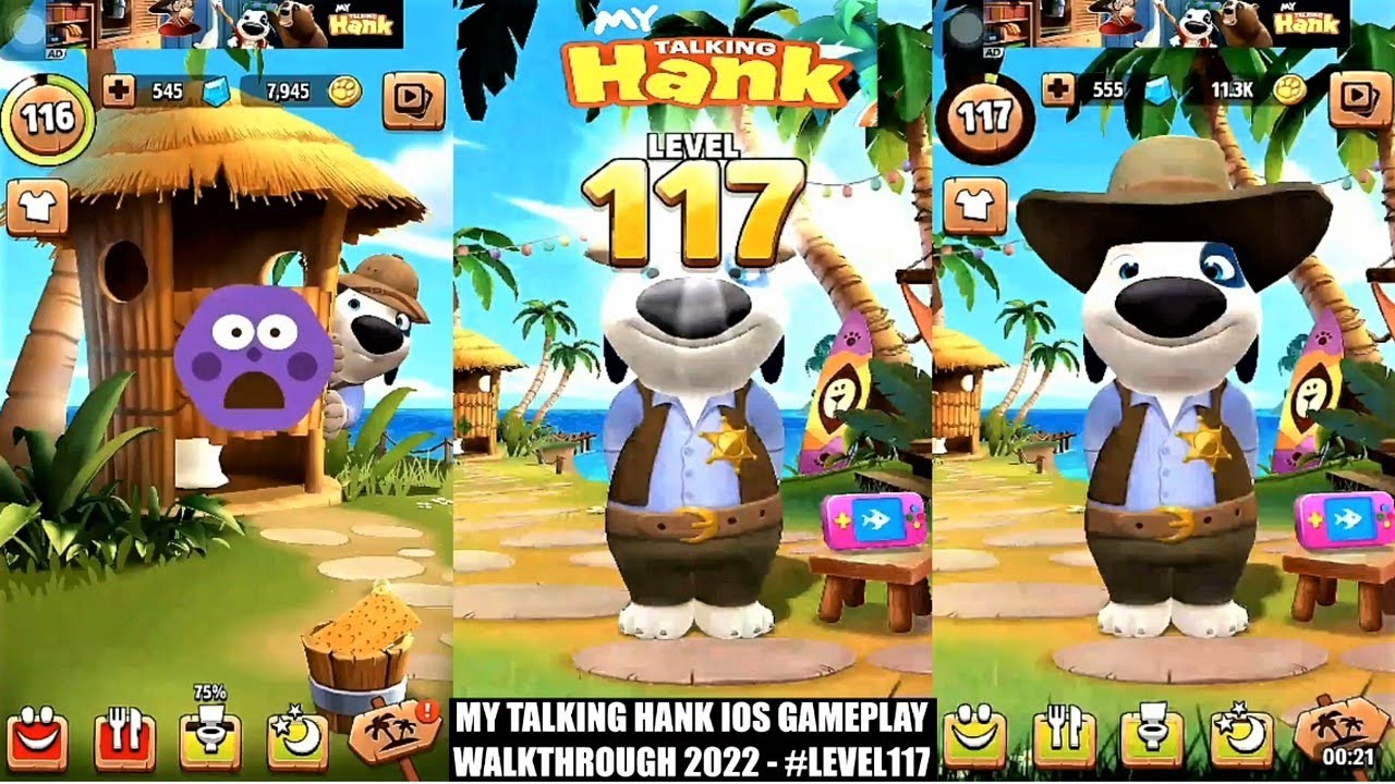 My Talking Hank iOS Gameplay Walkthrough 2022 - #level117 - YouTube