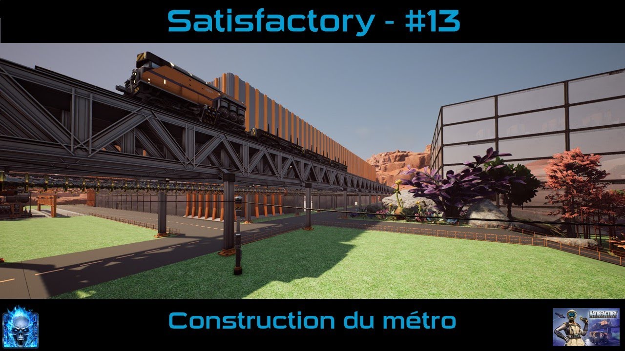 Satisfactory | Construction du métro de Chicago | #13 - YouTube