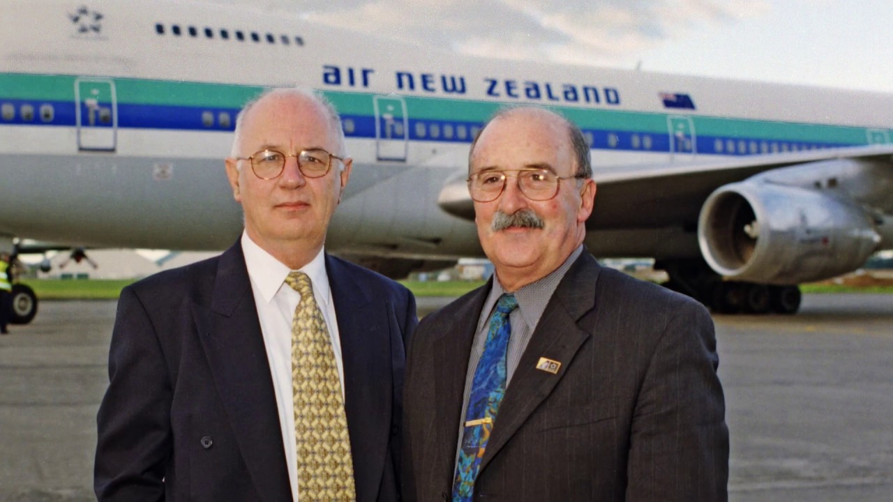 AIR NEW ZEALAND Flight Engineers B747-219 Farewell Flight Slideshow (25 ...