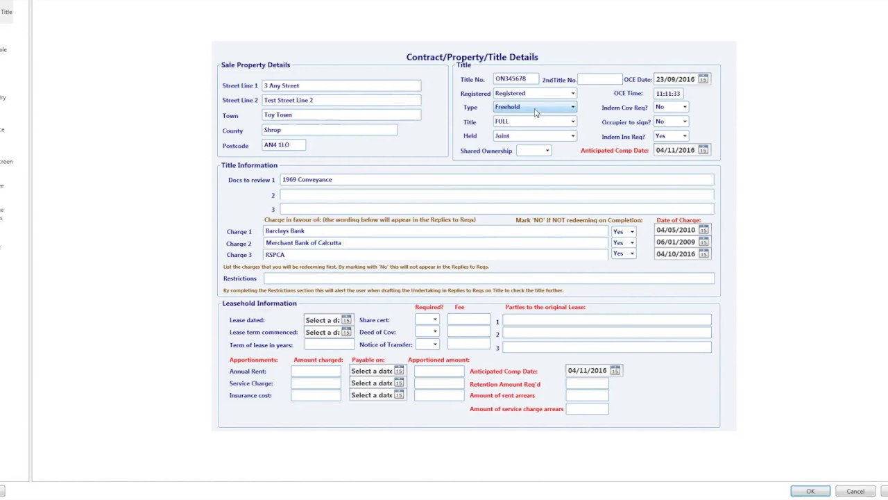 Partner 4 Windows Tikit Conveyancing Module - Draft Contract Demo - YouTube