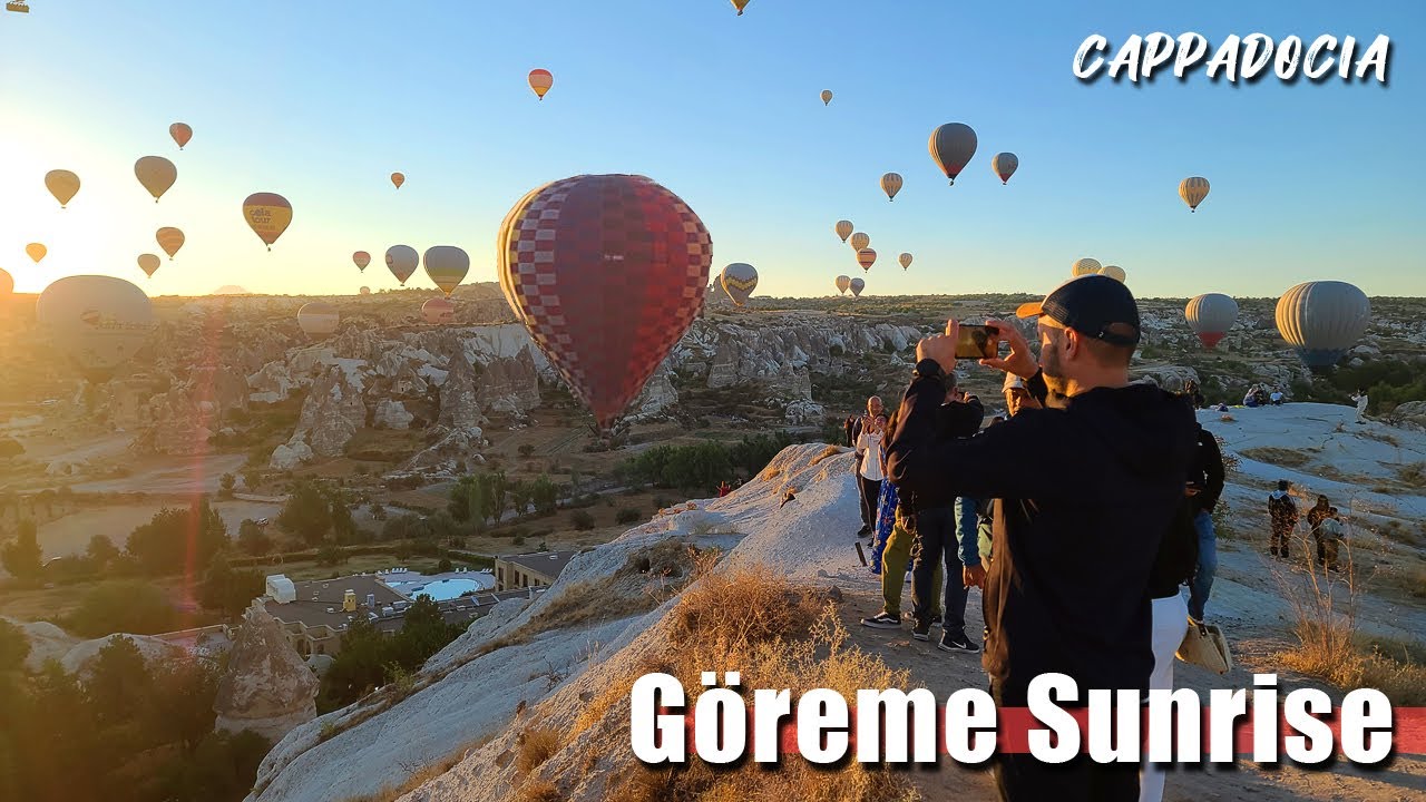 Cappadocia Sunrise Walk - Göreme, Sunrise / Balloons View Point | 4K ...