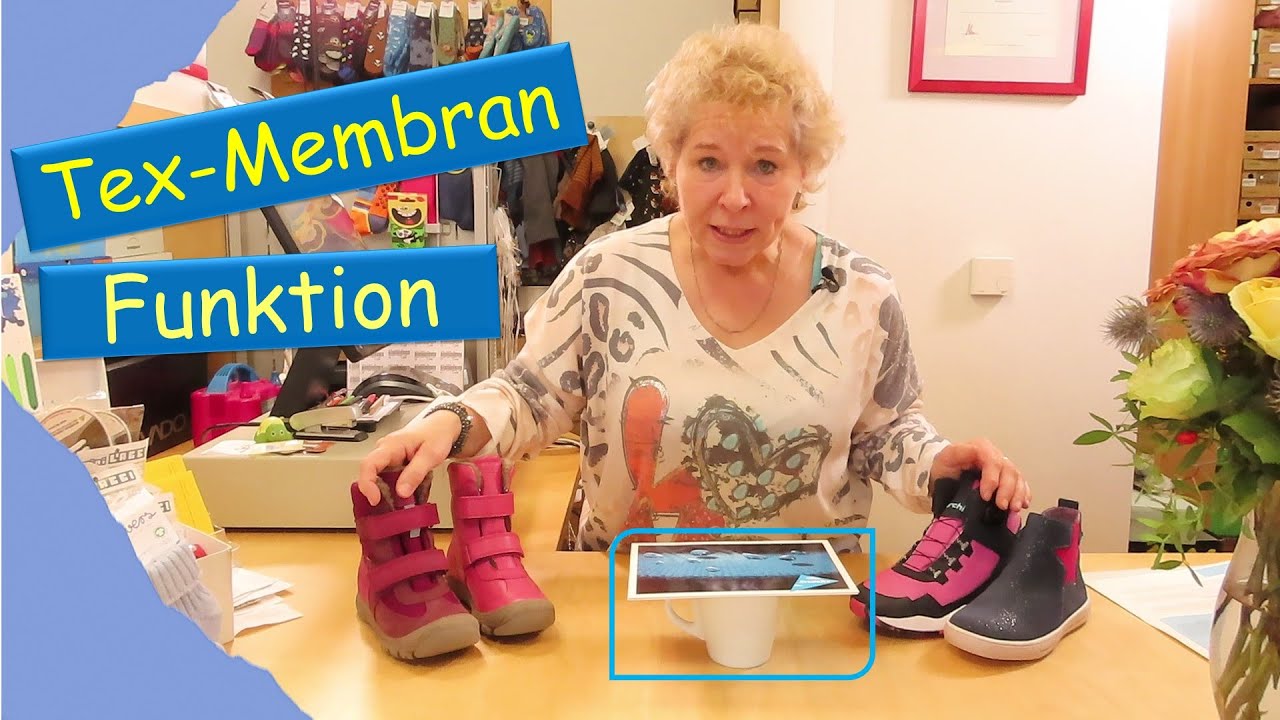 So funktioniert die Tex-Membran: Alles was du wissen musst - YouTube