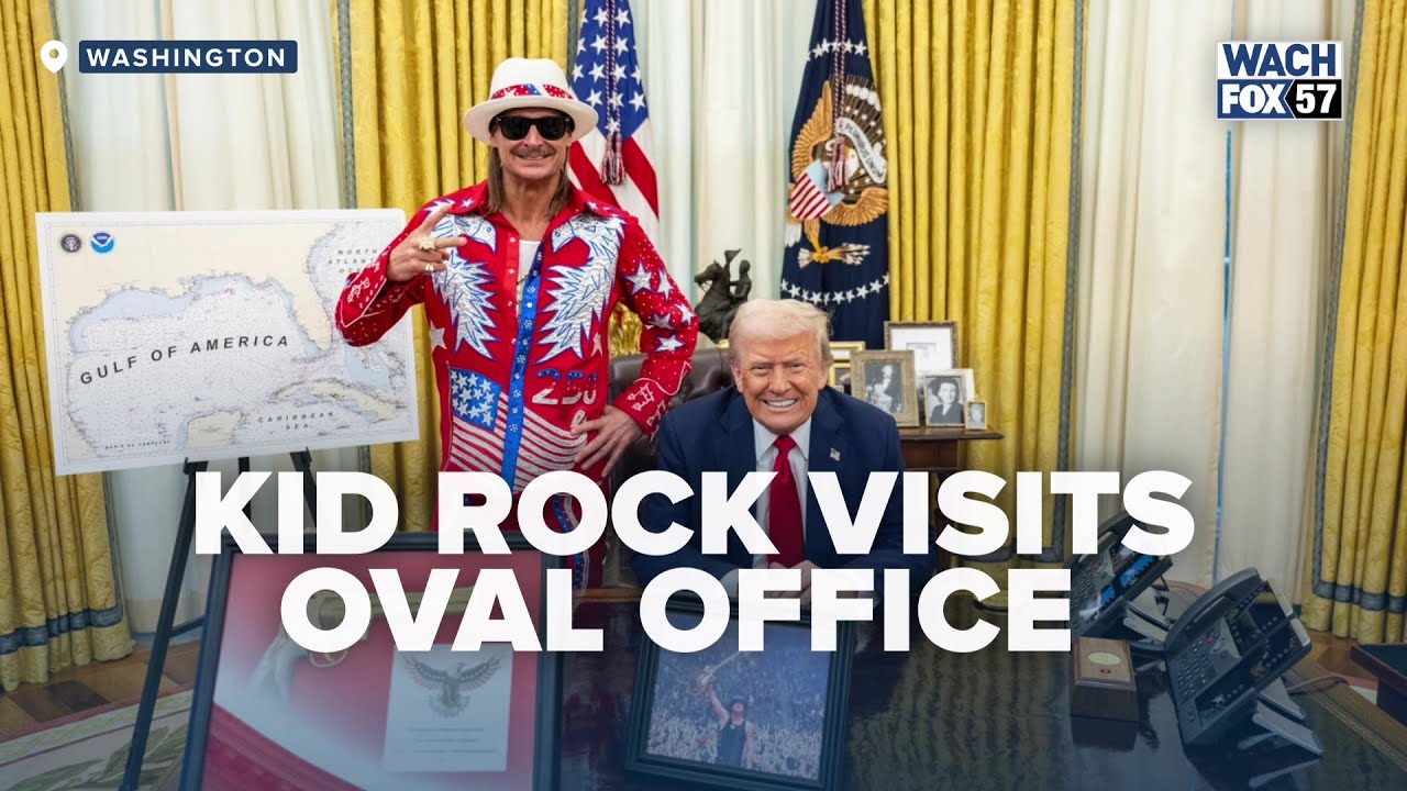 Kid Rock joins President Trump in Oval Office for executive order ...