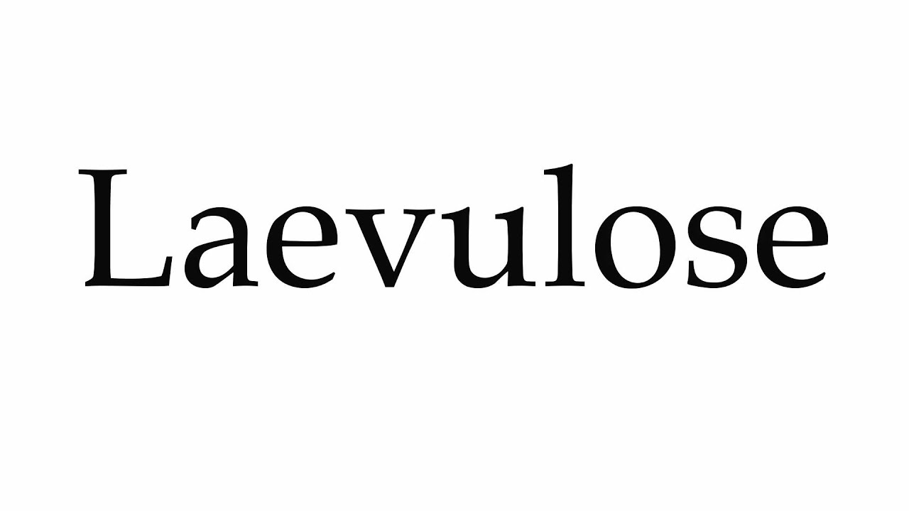 How to Pronounce Laevulose - YouTube