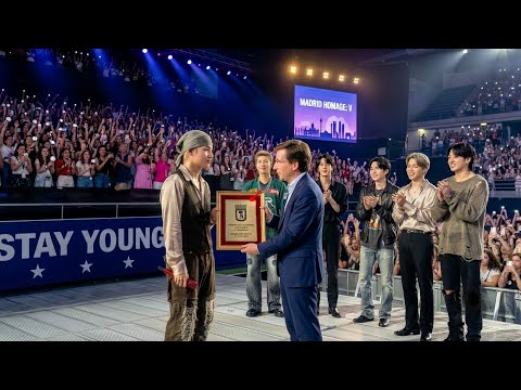 2 minutes ago! The Mayor of Madrid gave Taehyung and BTS a surprise.