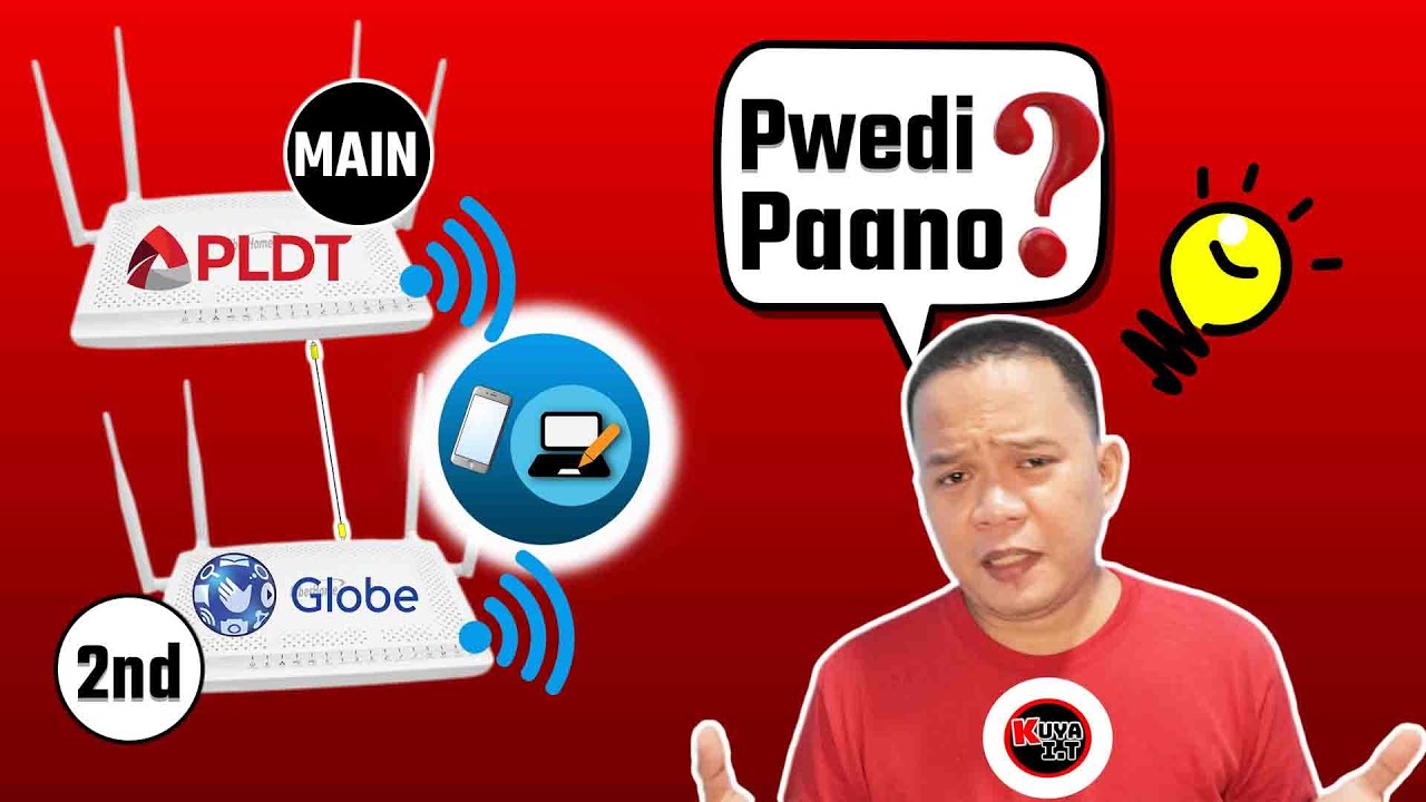 How to add Globe Fiber router as second router (2nd) to PLDT Fibr modem ...