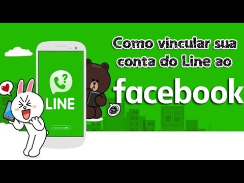 Como vincular sua conta do line ao facebook - YouTube