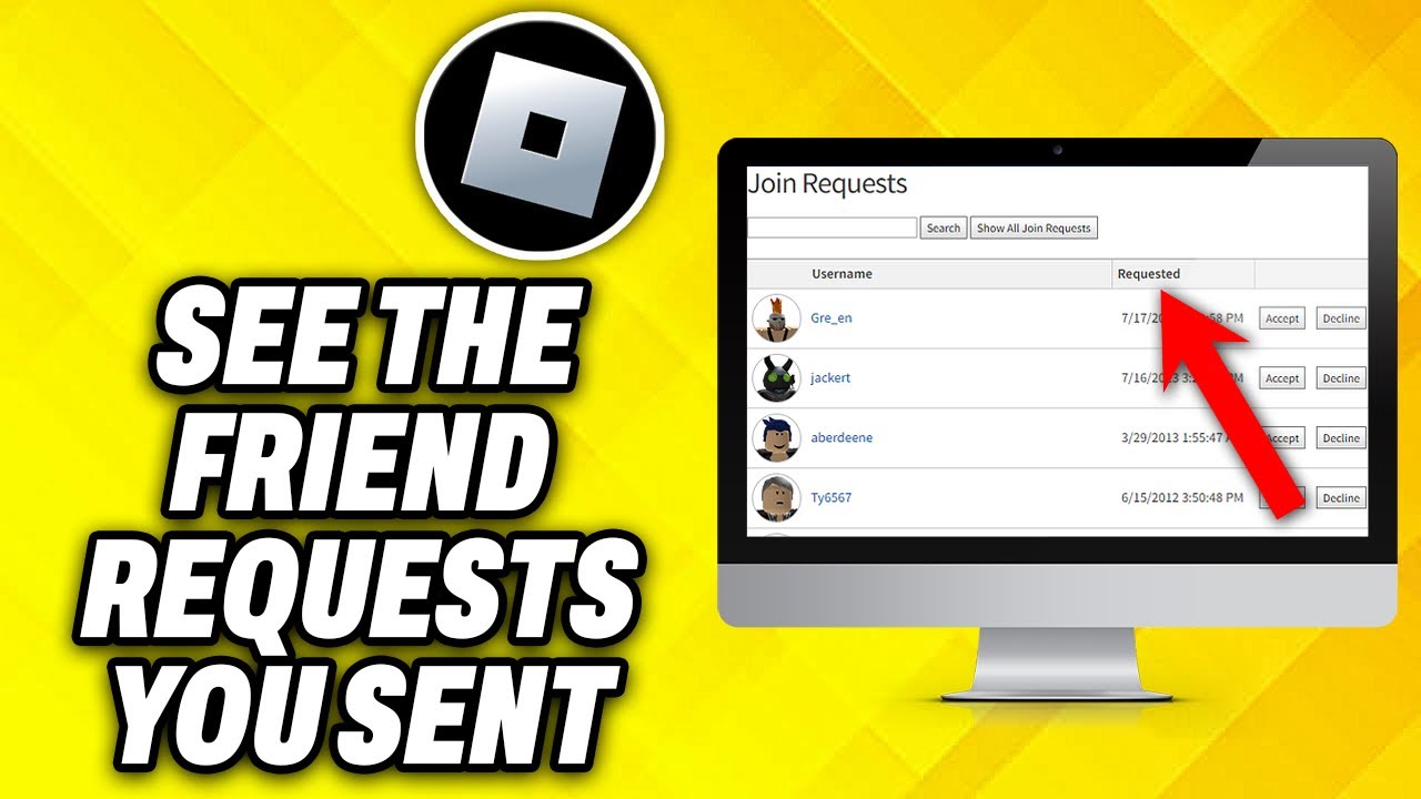 How To See The Friend Requests You Sent On Roblox (2025) - YouTube